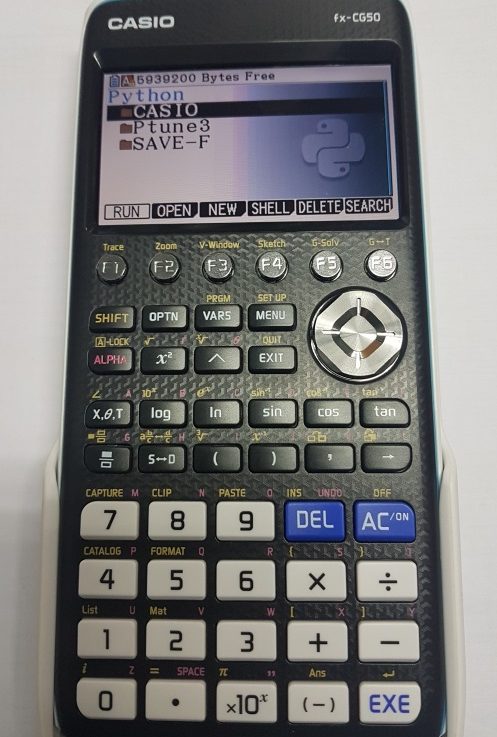 ทดสอบเขียนโปรแกรมไพทอน (Python) บนเครื่องคิดเลข Casio fx-cg50 Prizm ...