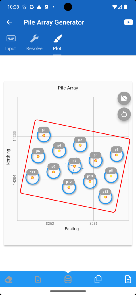 สร้างค่าพิกัดเสาเข็มกลุ่มแบบอัตโนมัติ (Pile Array Generator) ด้วยแอพ SurveyStar Calculator ...